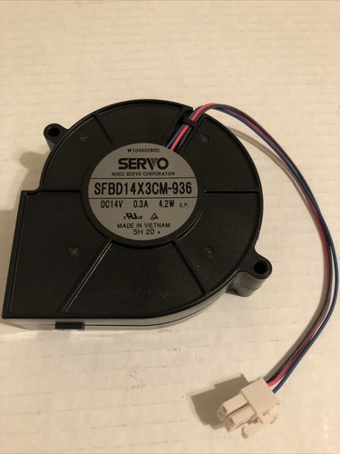 W10846539 Whirlpool Refrigerator Ice Box Fan, Genuine OEM Replacement ...
