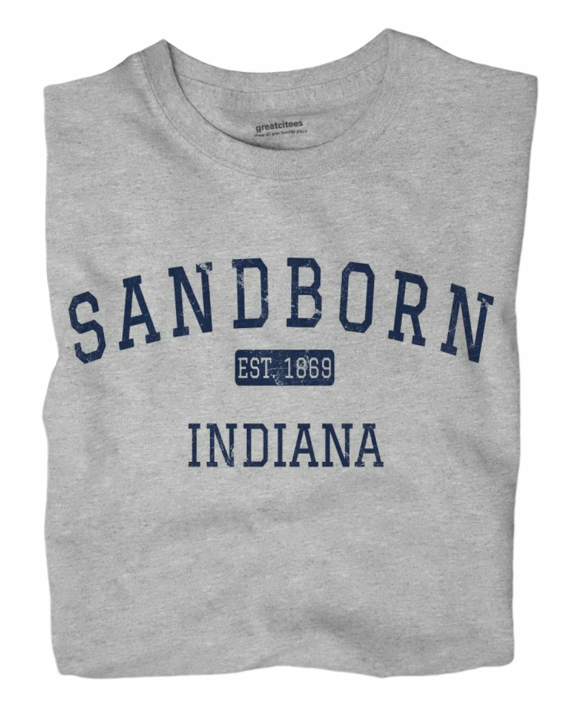 Sandborn Indiana IN T-Shirt EST | eBay