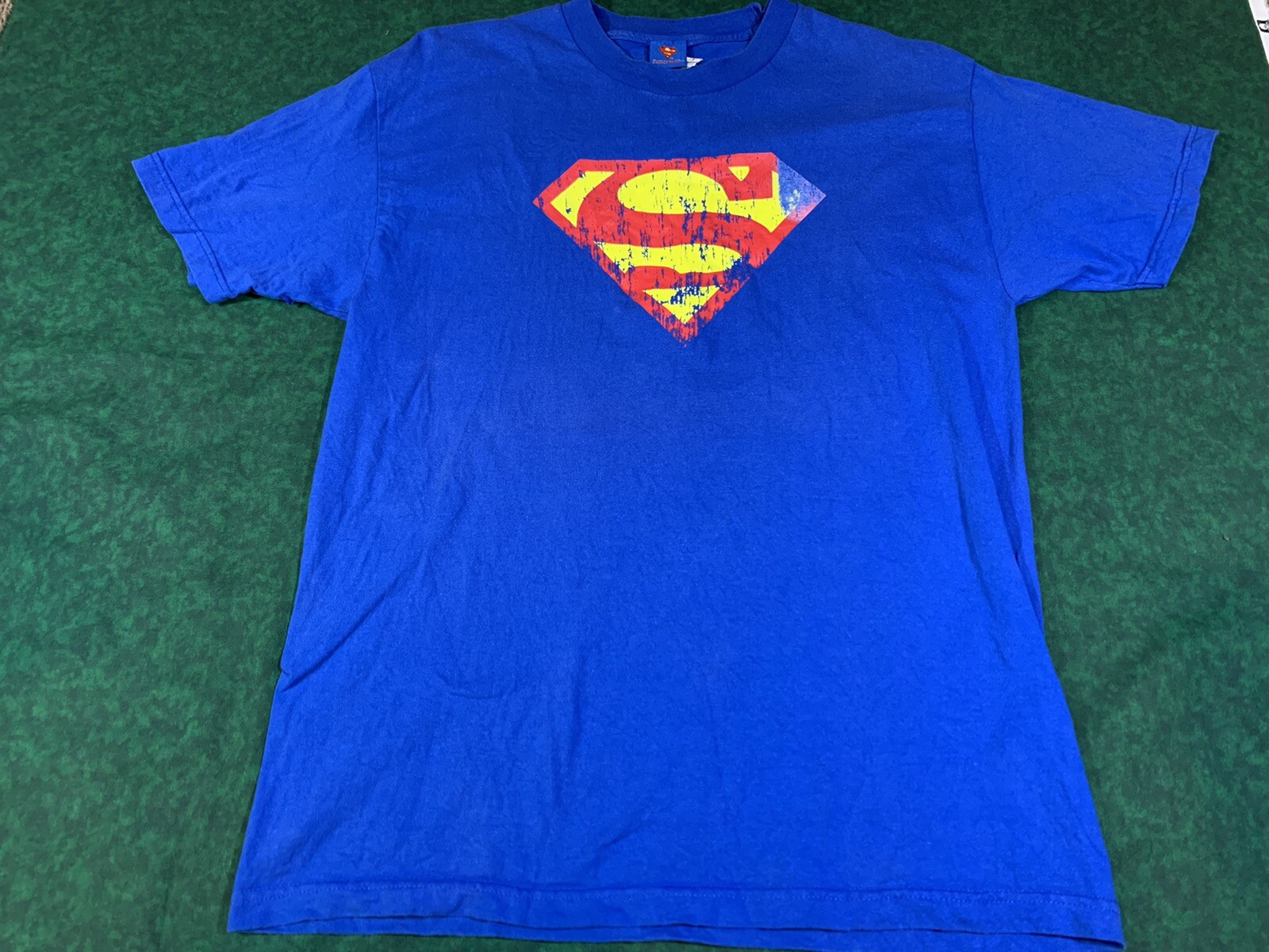 Vintage SUPERMAN Original 2000 Y2K Classic Logo DC Co… - Gem