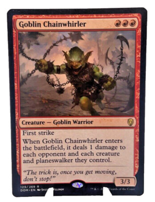 Goblin Chainwhirler 129/269-Dominaria- MTG-Regular Rare - Magic The ...