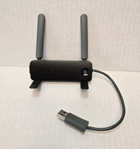 Microsoft Xbox 360 Black Wireless N Networking Adapter 1398 Dual ...