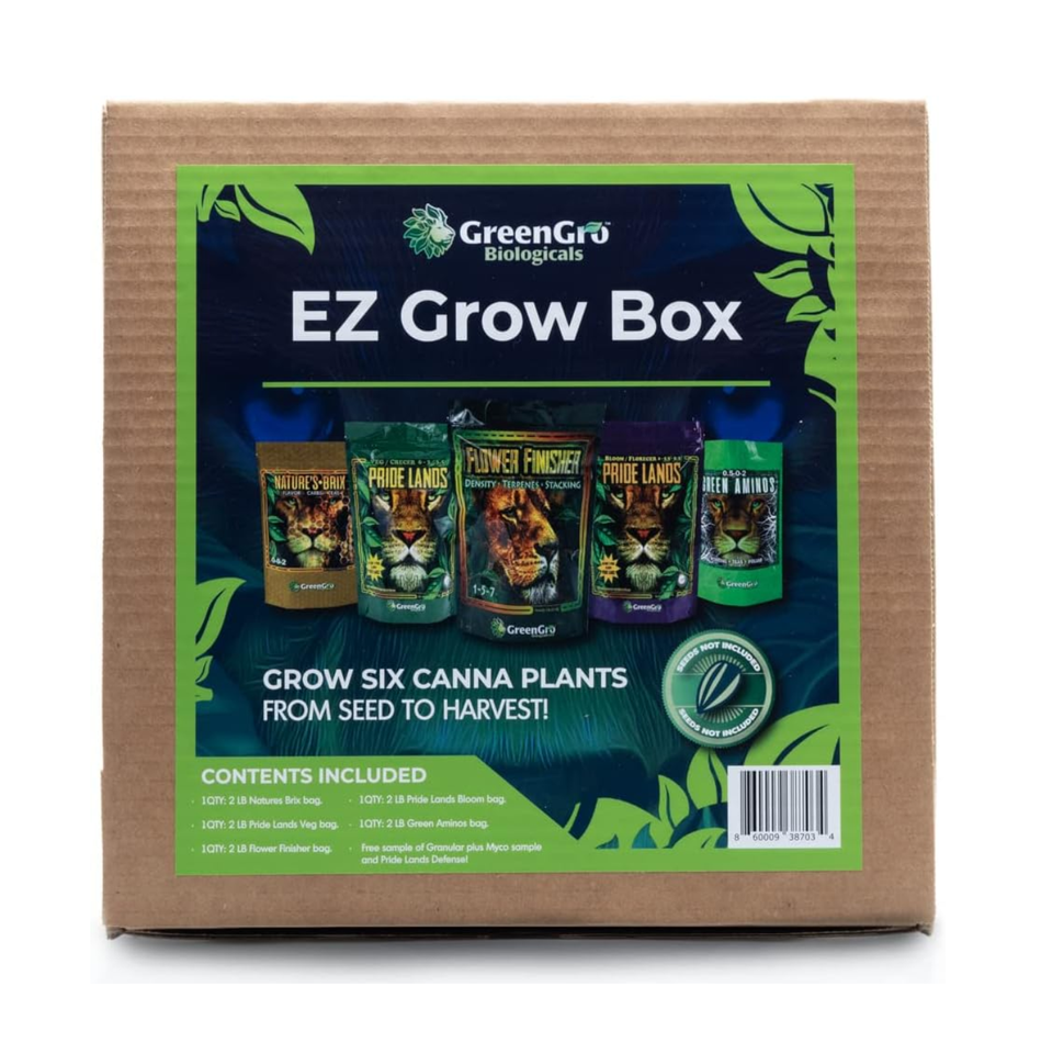 Easy Grow Box Premium Nutrition Bundle by GreenGro Biologicals | eBay