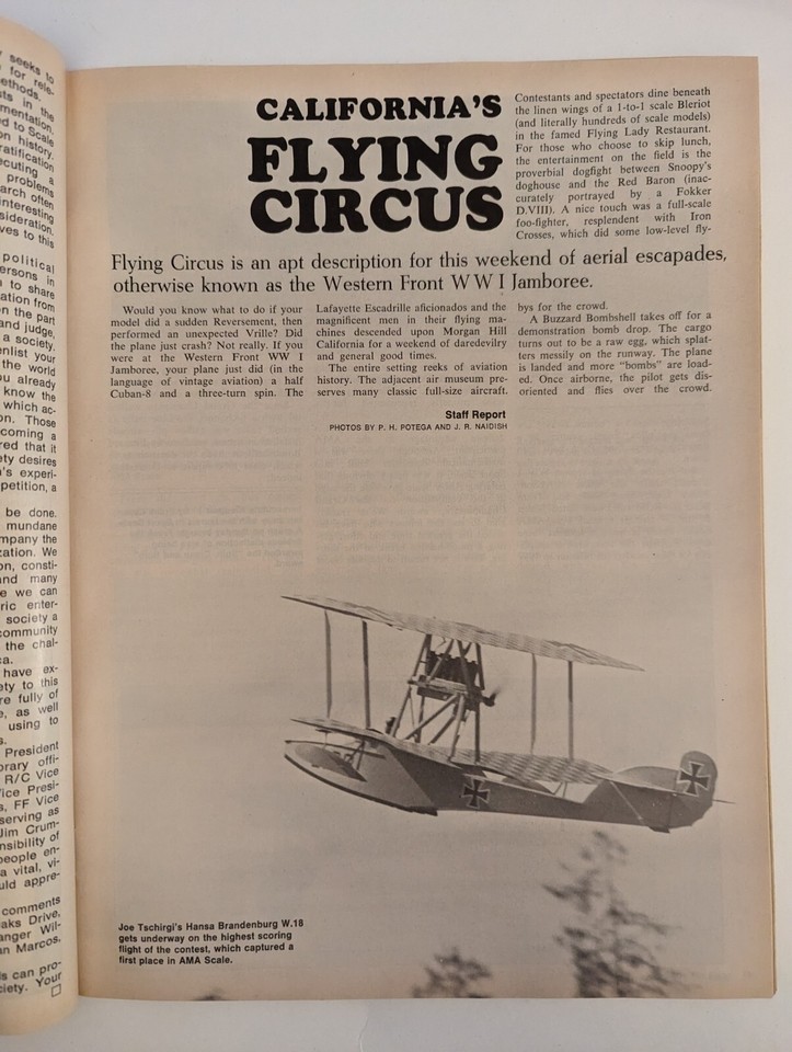 Vintage Scale R/C Modeler Magazine February 1978 Radio Control Models ...