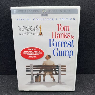 New -Sealed-Forrest Gump (DVD, 2001, 2-Disc Set, Collectors Edition ...