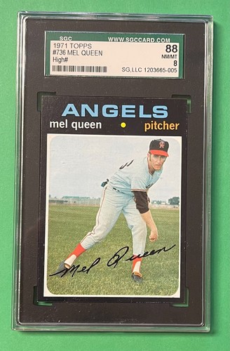 1971 TOPPS MEL QUEEN #736 SGC 88 MINT 8 ANGELS | eBay