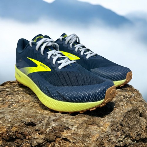 Brooks Catamount Navy Volt Ultralight Trail Running Shoes 1103521D-411 ...