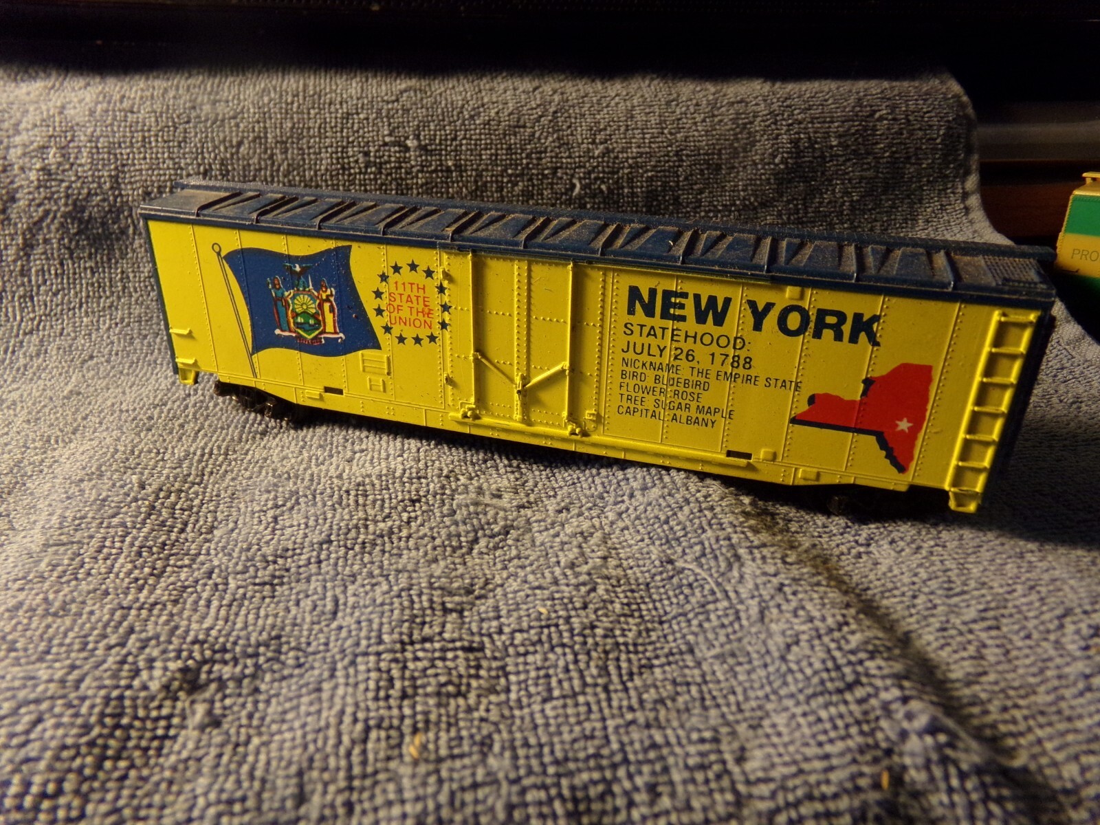 HO Train Box Car, New York Statehood, July 26, 1788, 11th State Of The ...