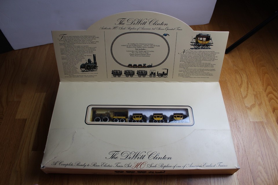Vintage Bachmann HO Scale The Dewitt Clinton Train Set | eBay
