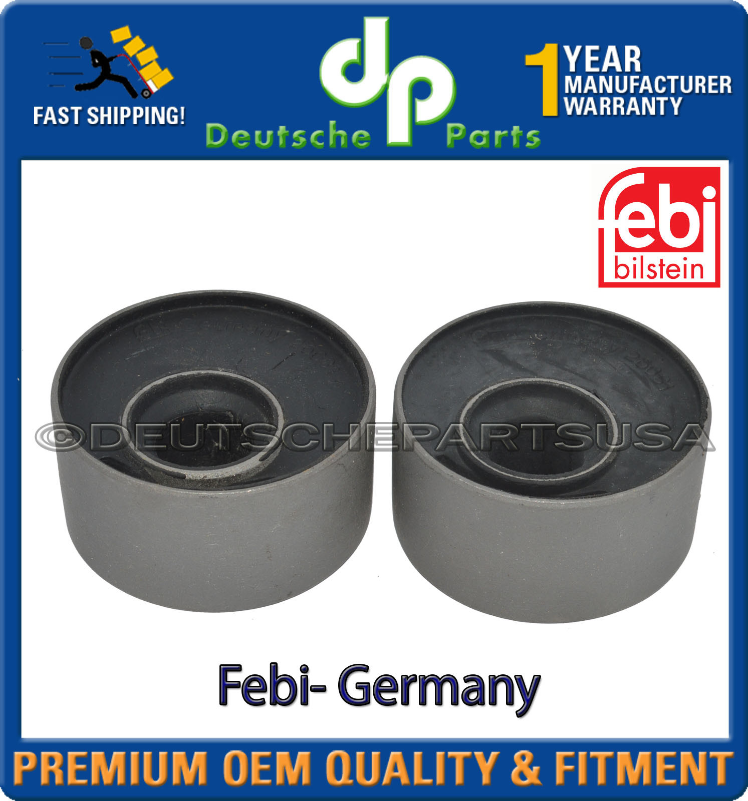 BMW E36 SOLID OFFSET CONTROL ARM RACING BUSHINGS UPGRADE 31129064875 ...