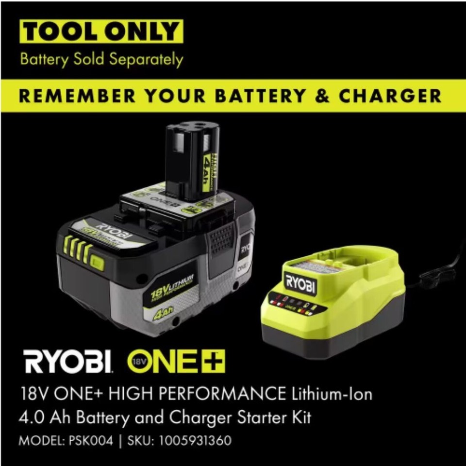 RYOBI PCL733B 18V ONE+ Cordless 1 Gal. Wet/Dry Vacuum (Tool Only) | eBay