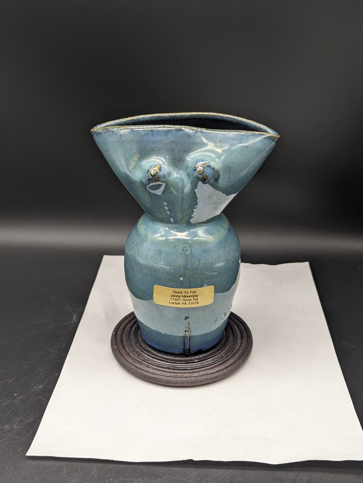 Unique Abstract Feminine Art Pottery Vase By Jenny Mountjoy | eBay