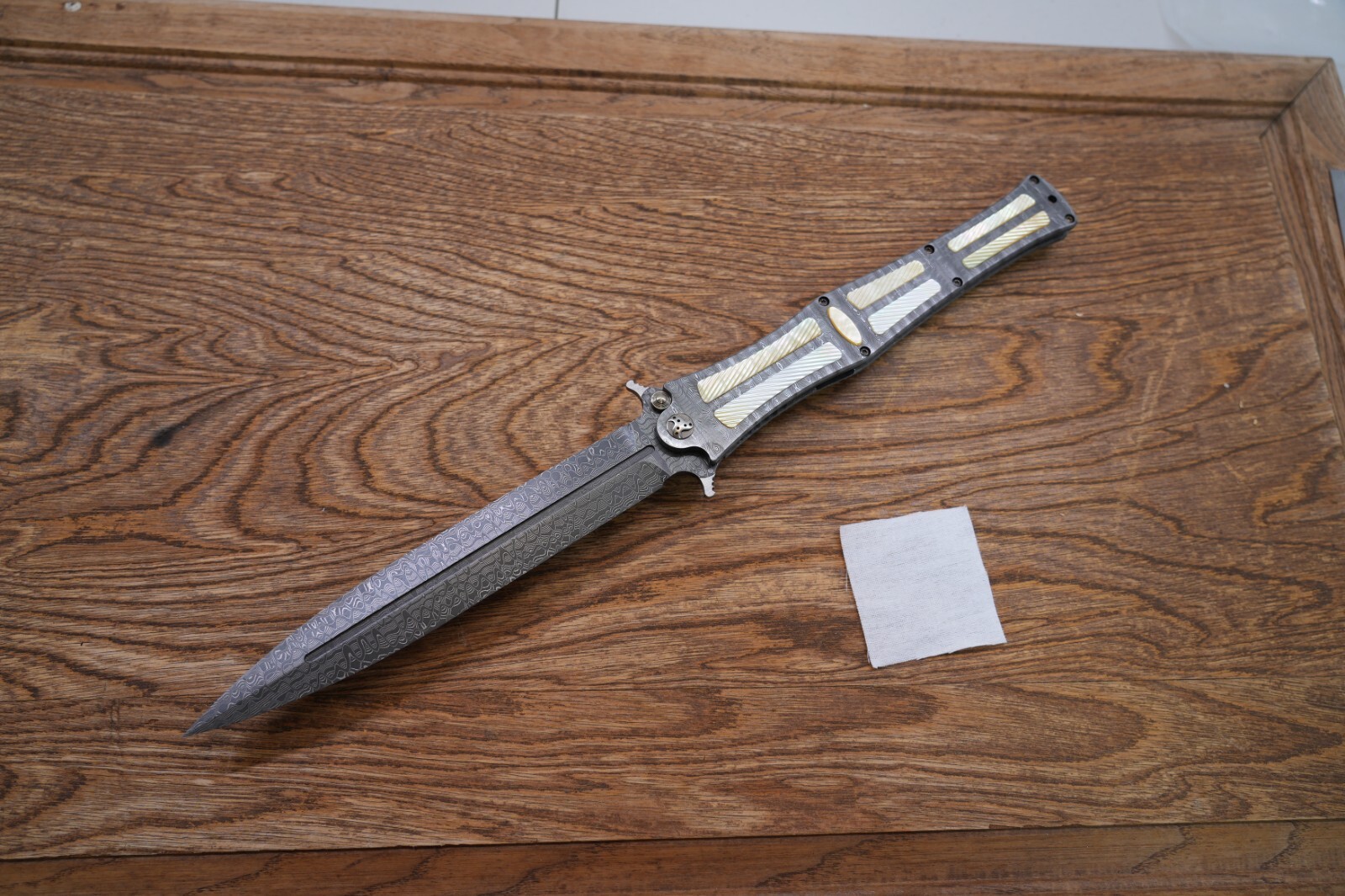 DDR Darrel Ralph custom MAXX Damascus Tactical Folding Knife proto | eBay