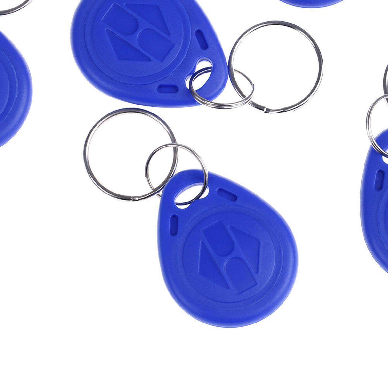 10Pack TK4100 Keychain 125KHZ RFID Proximity ID Card Token Tags Key 64 ...