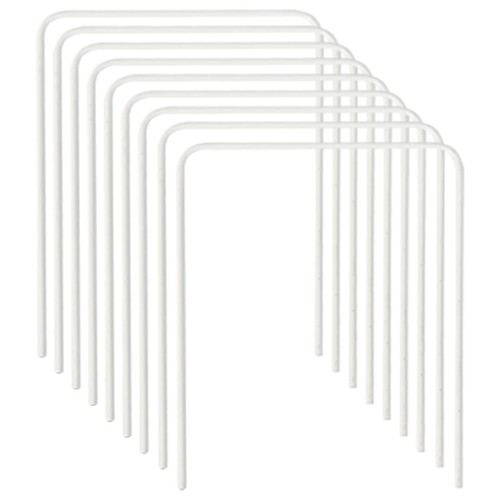 Universal Croquet Wickets Standard Size, Set of 9 White Square Arrow ...