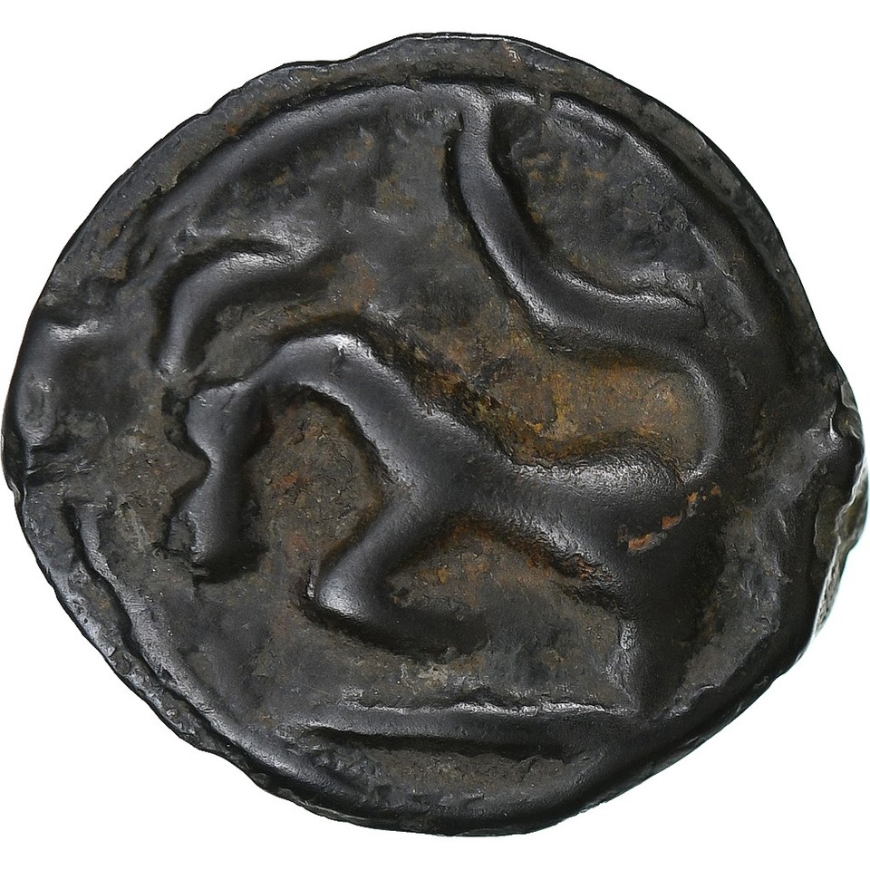 [#1281965] Sequani, Potin à la grosse tête, 1st century BC, Potin, EF ...