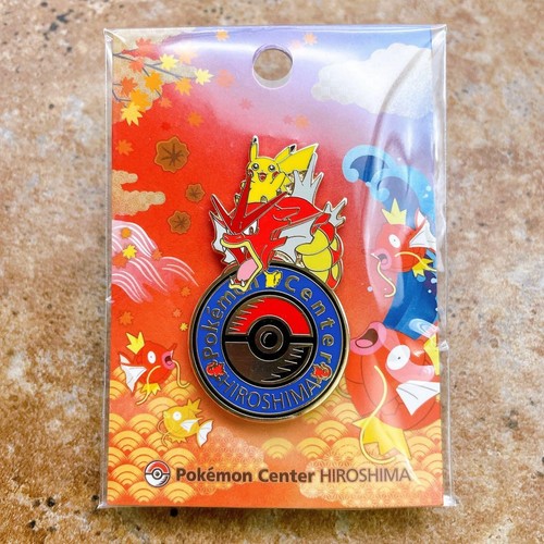 Pokemon Center Hiroshima Limited Logo Pins Pikachu Gyarados | eBay