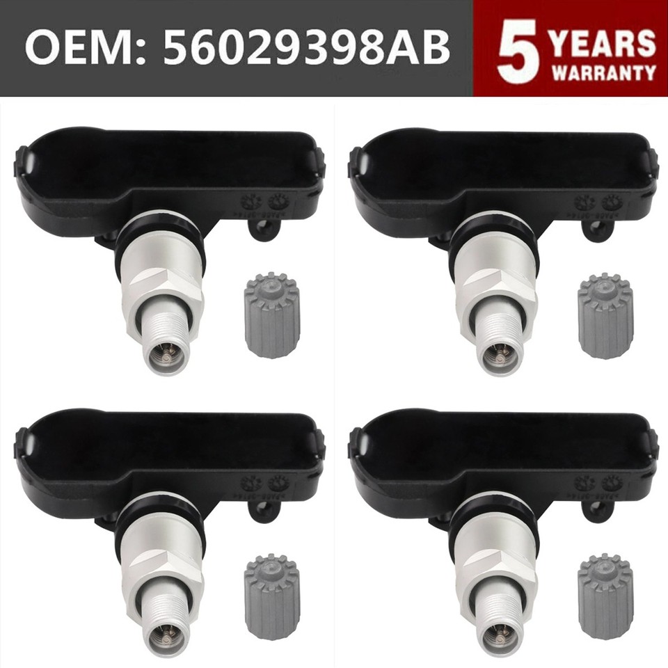 4Pc Genuine OEM 56029398AB Tire Pressure Sensor TPMS For Dodge Chrysler ...