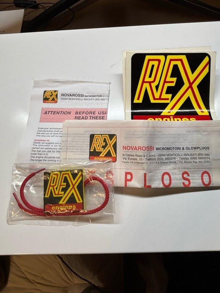 Nova Rossi REX 3.5cc liquid-cooled 2-stroke glow engine for R/C race ...