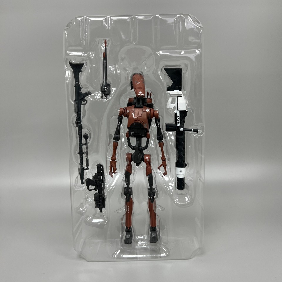 OPENED HEAVY BATTLE DROID STAR WARS BLACK SERIES BATTLEFRONT II GAMING ...