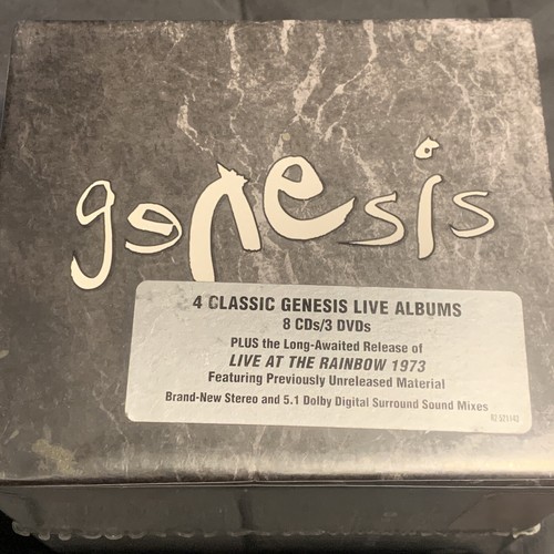 Genesis Live 1973-2007 8 CDs & 3 DVD Box Set Rhino Records NEW & SEALED ...