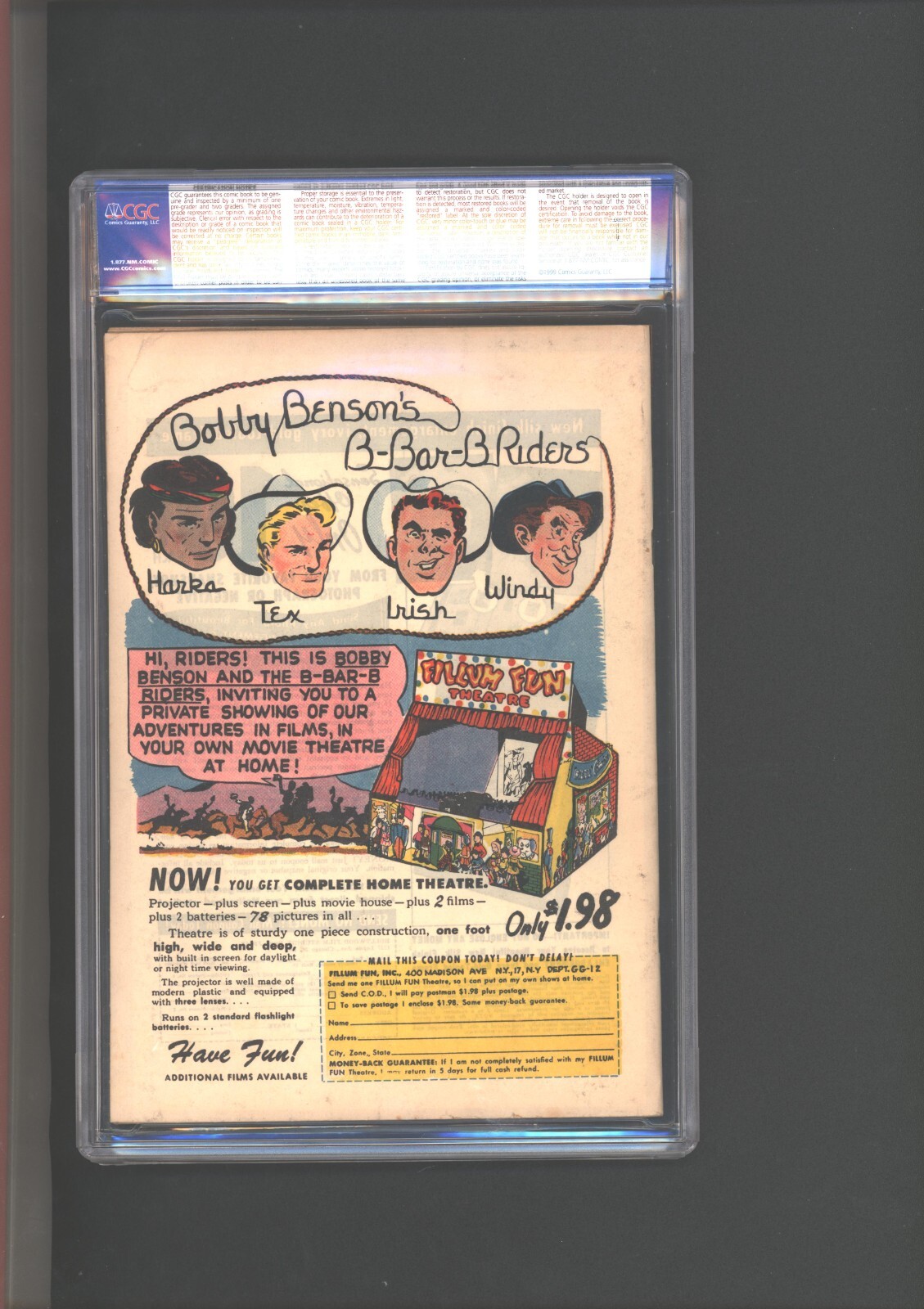 Uncle Milty #1 CGC 8.5 Highest Graded Copy 1950 | eBay