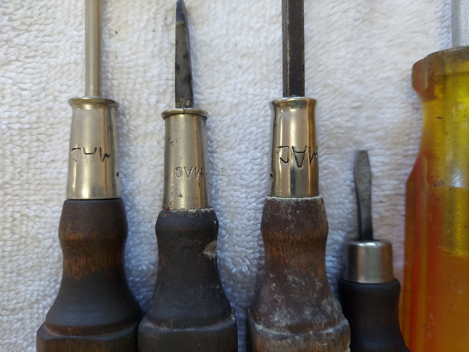 Lot of 8 Mac Tools Cornwell Vintage Screwdrivers | eBay