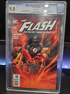 FLASH: THE FASTEST MAN ALIVE #13 CGC 9.8 (8/07) DC COMICS white pages ...