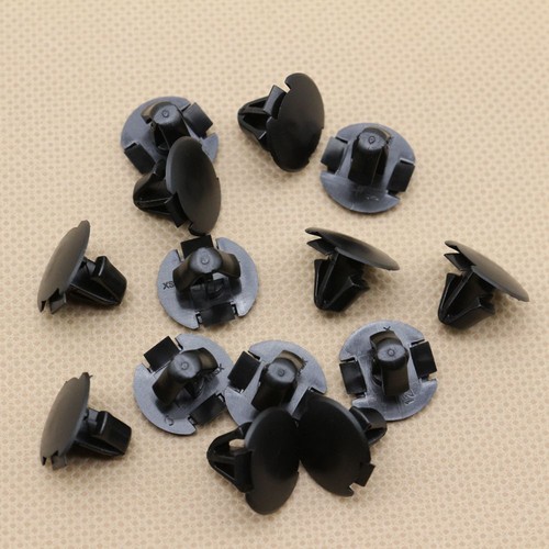 10Pcs Fender Liner Retainer Black Nylon 90467-06192 For Toyota Camry ...