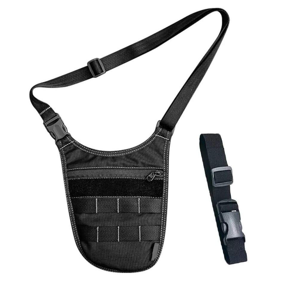 Tactical Crossbody Chest Pack Underarm Sling Bag Concealed Carry Pistol ...
