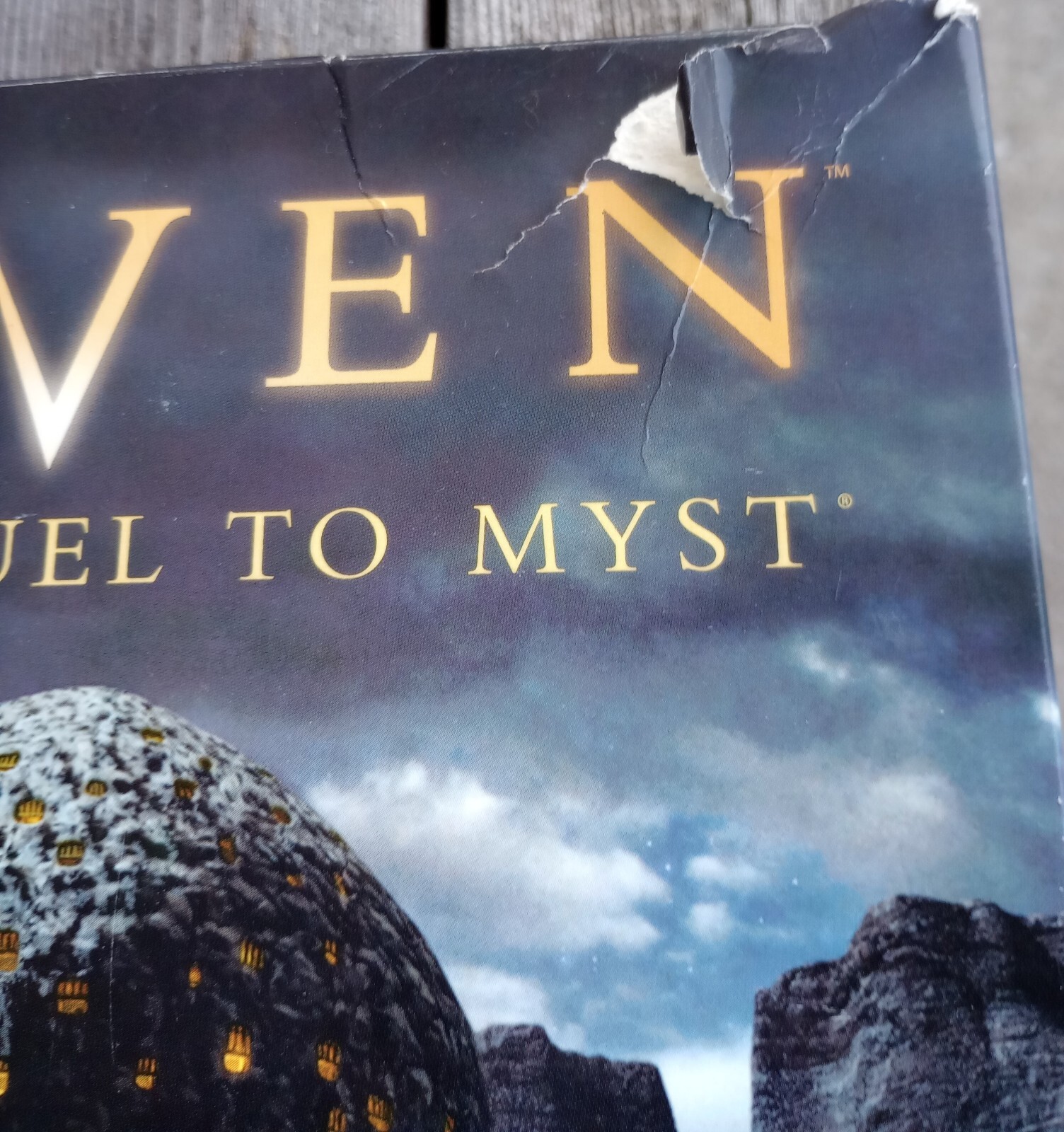Riven The Sequel To Myst (PC/Mac CD-ROM) Video Game Cyan 1997 BIG BOX ...