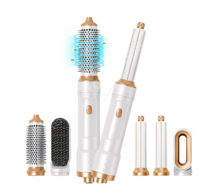 5in1 Electric Hair Dryer Blow Curler Set Detachable Styler Hot Air ...