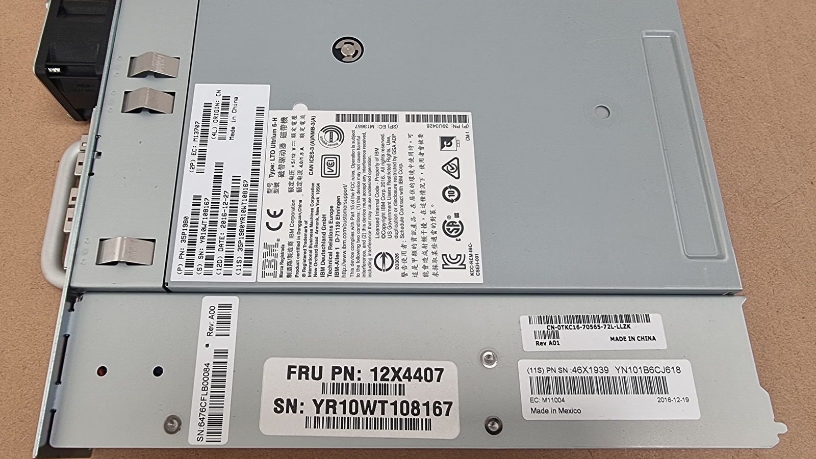 Dell PowerVault LTO6 HH SAS TL2000 TL4000 Tape Loader 35P1980 0TKC16 ...