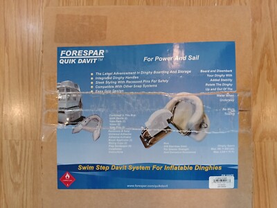 FORESPAR QUICK DAVIT SYSTEM COMPLETE KIT FOR DINGHYS SWIM PLATFORM ...