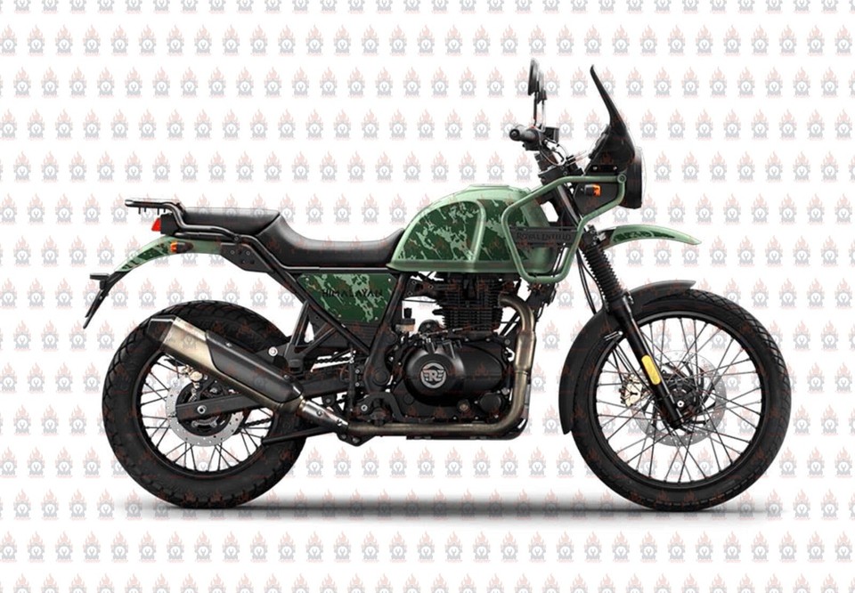 Royal Enfield "Pine Green Front Mudguard for Himalayan BS6 ABS" | eBay