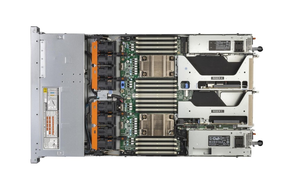 Dell 1U PowerEdge R650 Server 2x Silver 4314 2.4GHz = 32C H740p 2x PSU ...