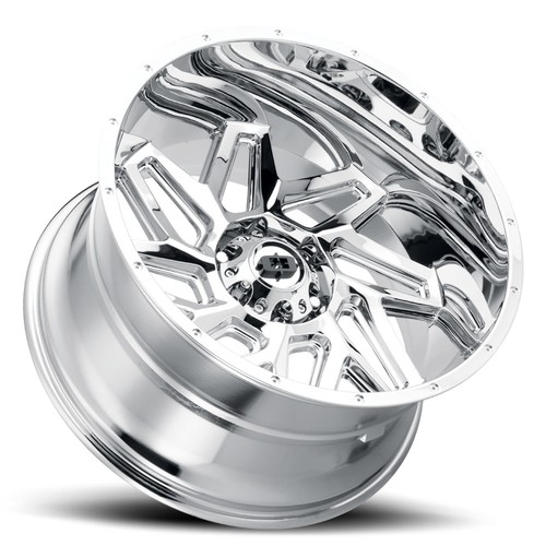 4-New 22" Vision 361 Spyder Wheels 22x12 5x5.5/5x139.7 -51 Chrome Rims ...