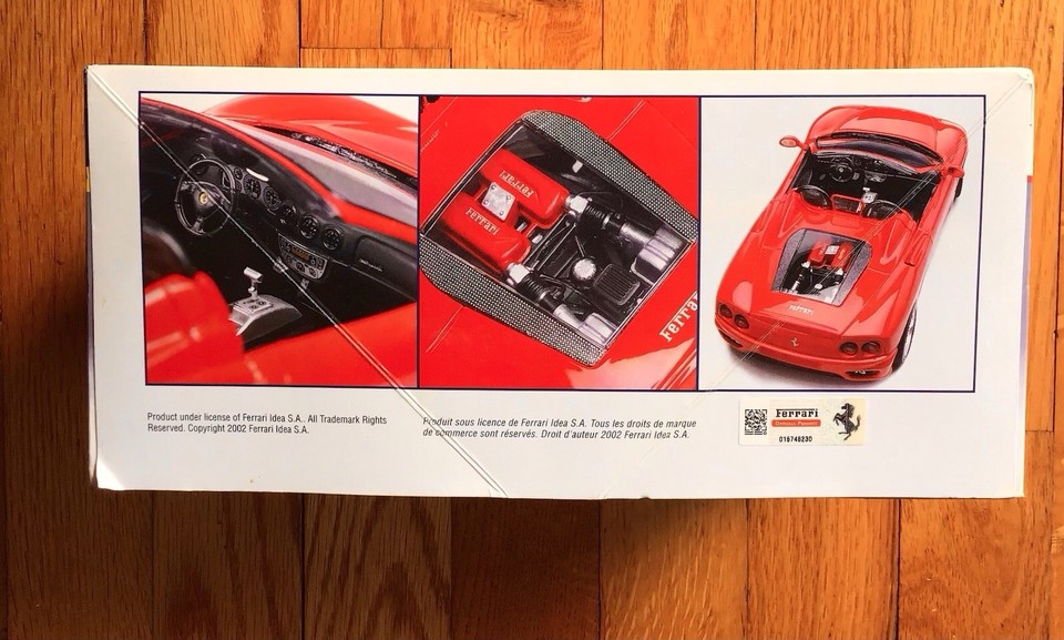 REVELL FERRARI 360 MODENA SPIDER 1/24 scale model kit #85-2365 (looks ...