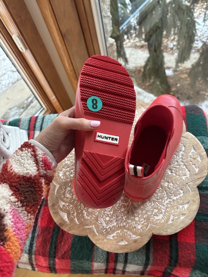 Hunter boots Women's PLAY™ Short Rain Boots Christmas Red (8&9 ...