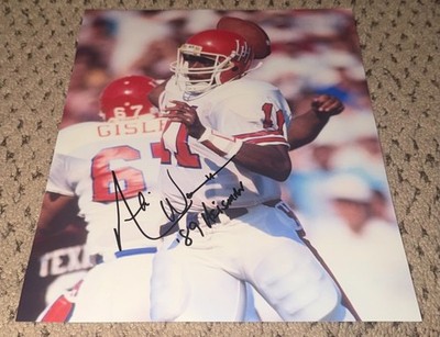ANDRE WARE SIGNED 8X10 PHOTO HOUSTON COUGARS FOOTBALL AUTOGRAPH HEISMAN ...