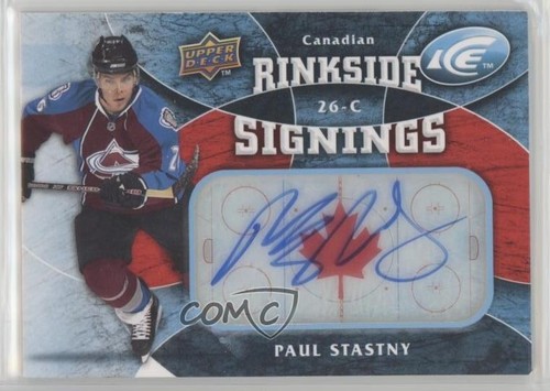 2009-10 Upper Deck Ice Rinkside Signings Paul Stastny #RS-PS Auto | eBay UK