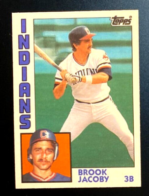 1984 TOPPS CHEWING GUM Co / BROOK JACOBY BASEBALL CARD # 55-T | eBay