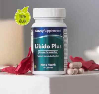 Libido Plus for Men - Supports Sexual Capacity, Erectile Function - 60 ...