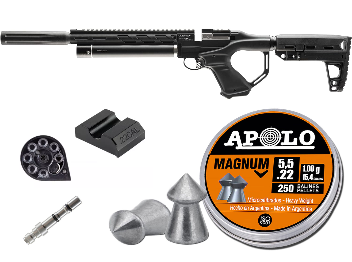 Umarex Notos Carbine .22 Cal Air Rifle PCP with Pellets (2254847) Display Model | eBay