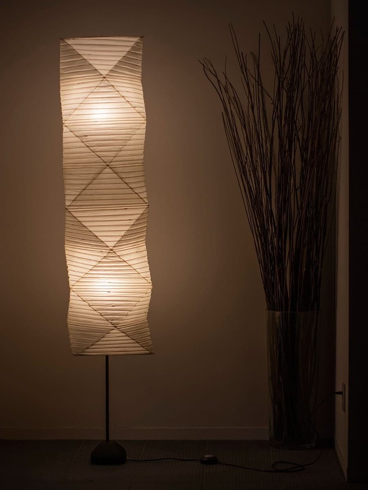 Isamu Noguchi Akari 35N Pendant lamp Shade only 100% Authentic | eBay