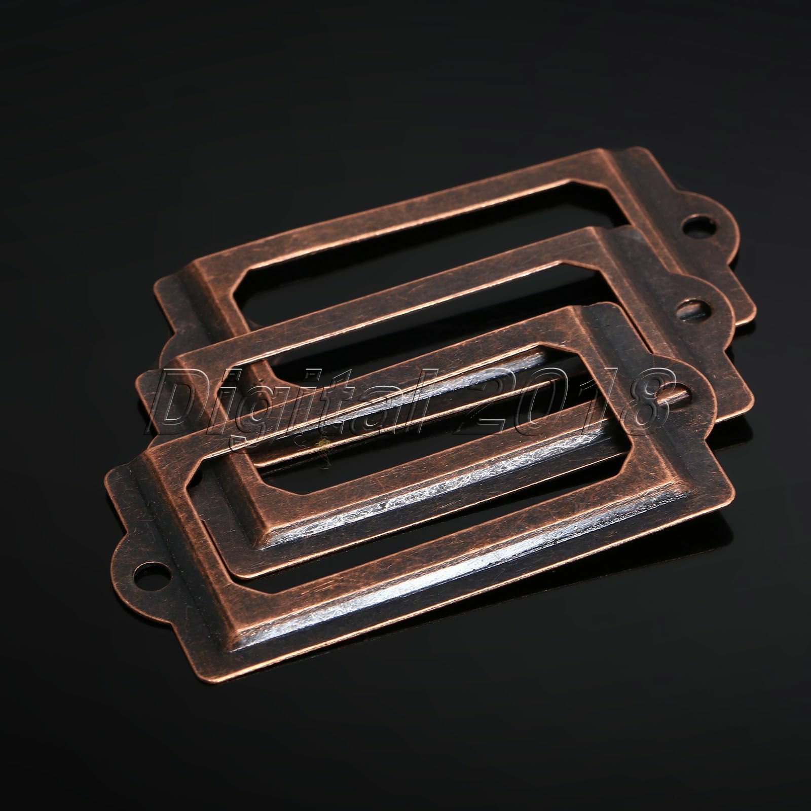 12pc Drawer Cabinet Frame Label Tag File Name Card Holder Accessories ...