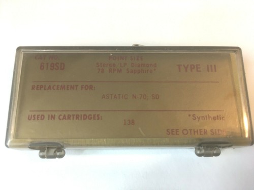 STYLUS NEEDLE for GE, ASTATIC N62 N70 GE EA1010 GE RP1822A GE RP2211A ...