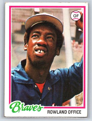 1978 Topps #632 Rowland Office EX Atlanta Braves | eBay