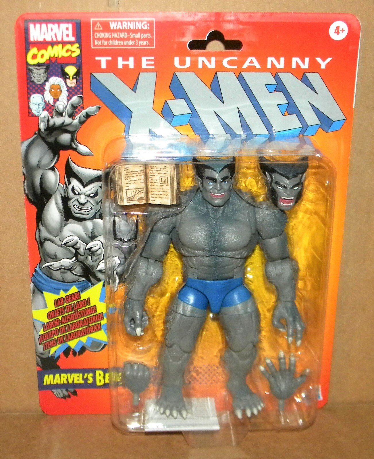 Hasbro Marvel Legends Series: The Uncanny X-Men - Beast 6" Collectible ...