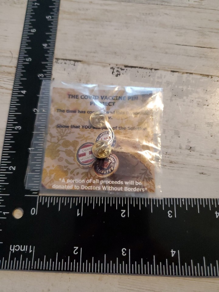 Vaccinated Pin enamel pin ps | eBay