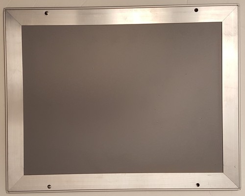 8.5X11" Window Snap Frame, 1" Silver, Mitered Corner, Front Load-REF24 ...